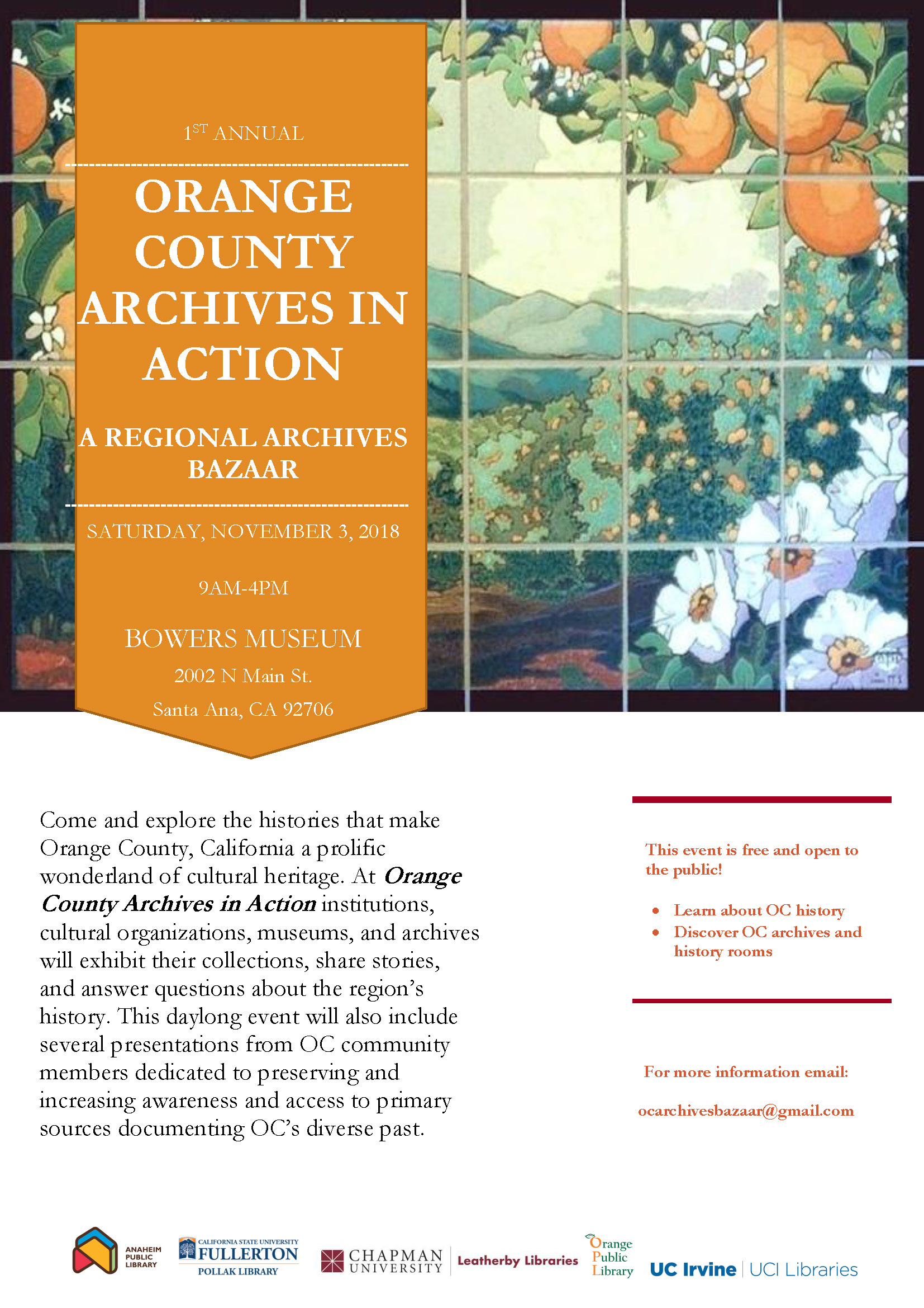 Orange County Archives in Action – Southwest Oral History Association